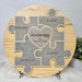 Unity Ceremony Puzzle, Rustic Style Puzzle, Removable Puzzle Pieces ...