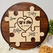 Unity Ceremony Puzzle, Rustic Style Puzzle, Removable Puzzle Pieces ...
