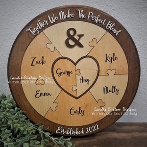 Unity or Family Puzzle, Blended Family, Unity Alternative, Wedding ...