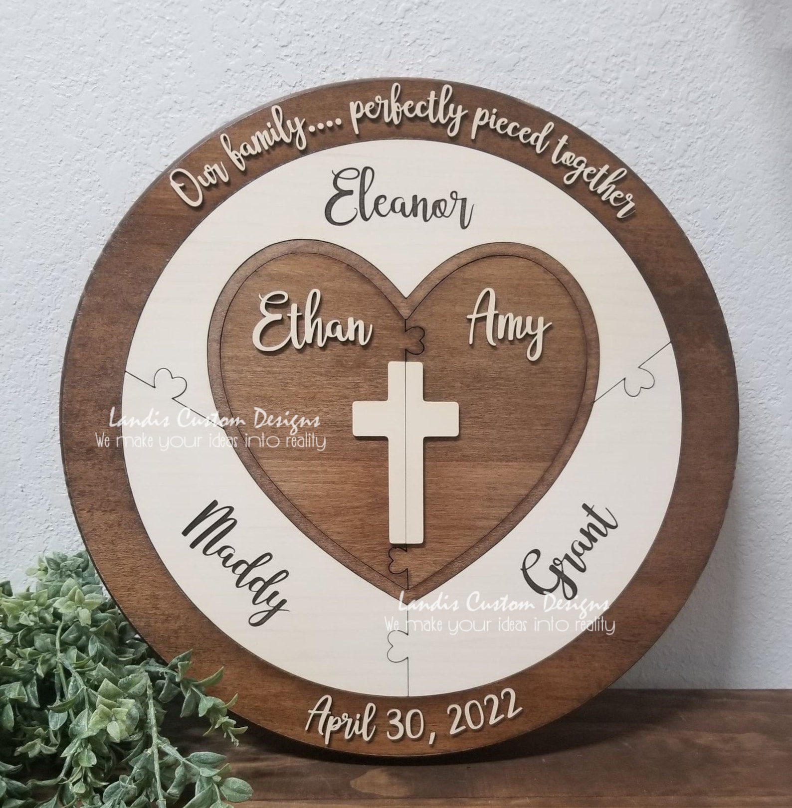 Unity Puzzle Family Puzzle Blended Family Unity - Etsy