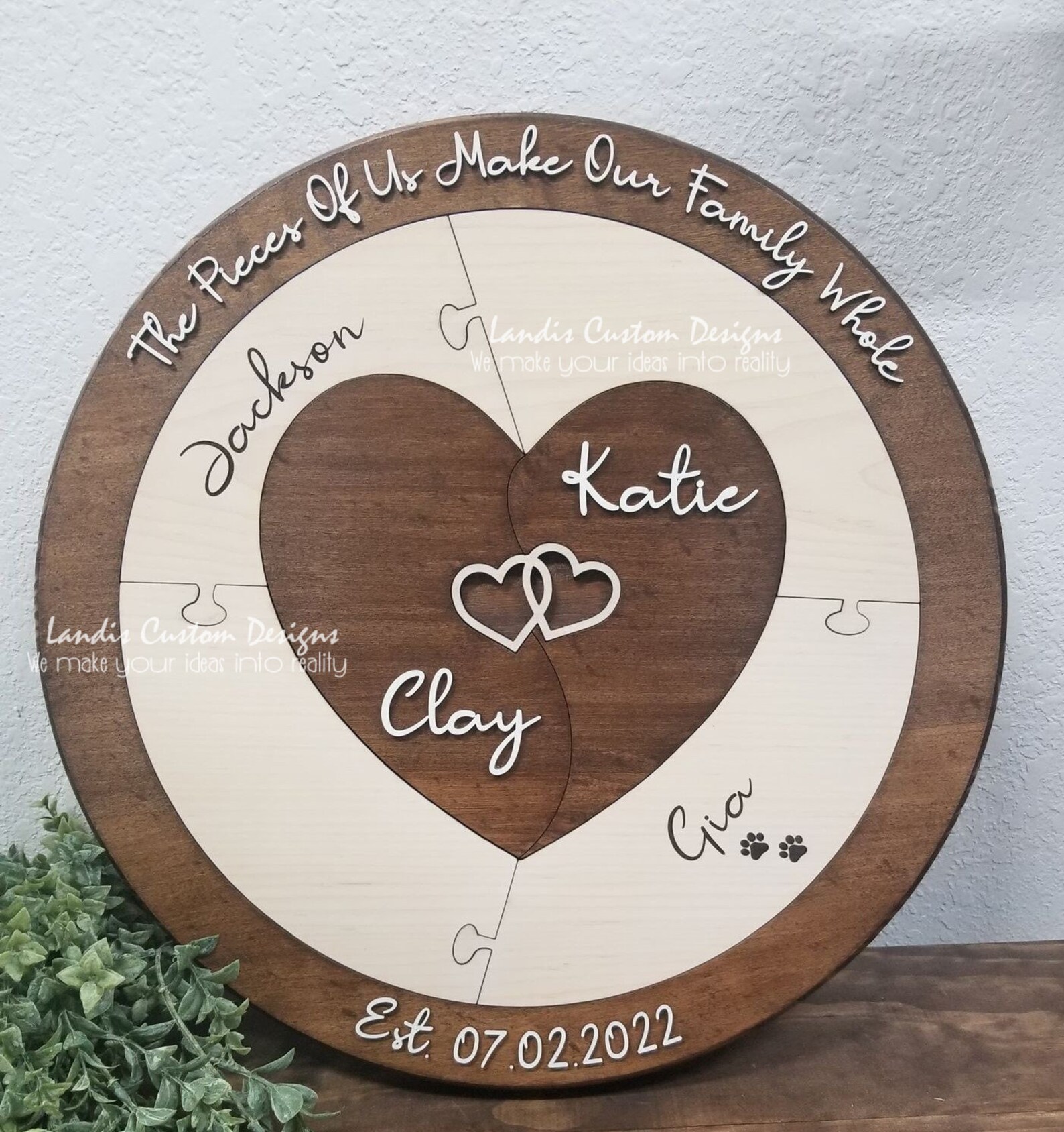 Unity/ Family Puzzle Blended Family Unity Alternative - Etsy