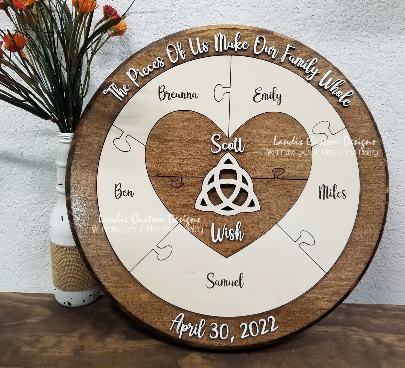 Unity/ Family Puzzle Blended Family Unity Alternative - Etsy