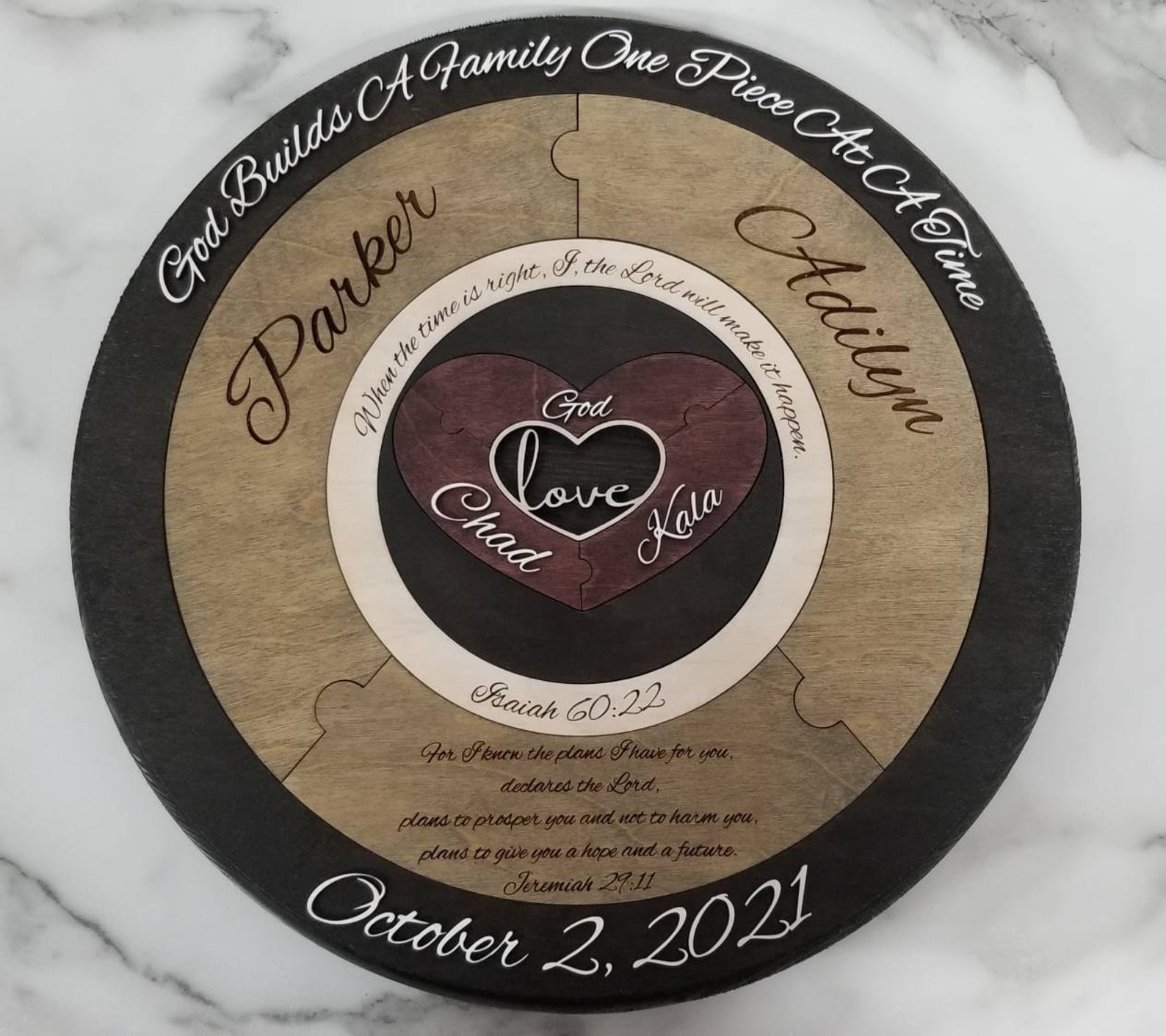 Unity Puzzle Family Puzzle Blended Family Unity - Etsy