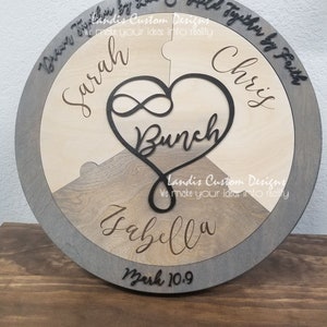 Unity Ceremony, Puzzle Style, Excellent for Blended Families, Wedding ...