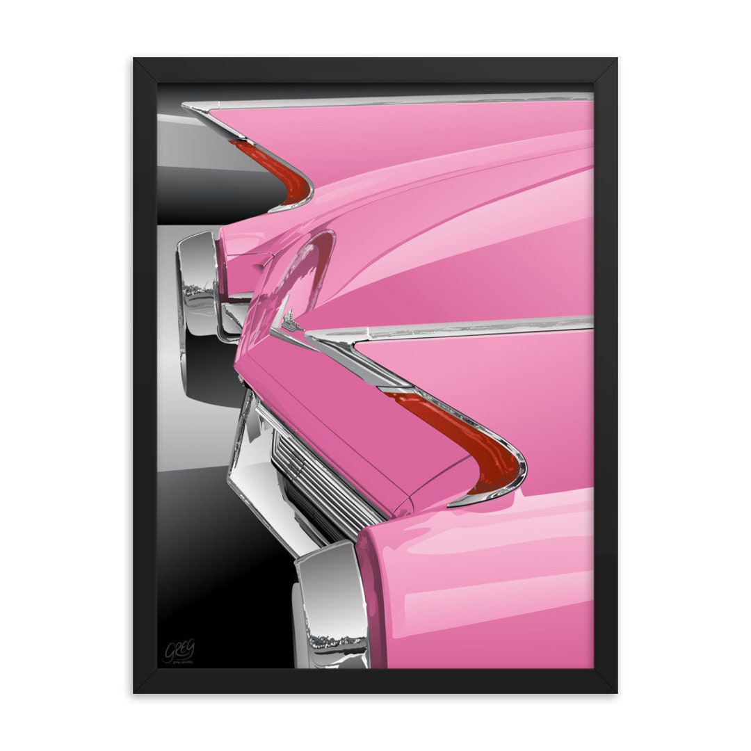 1960 Cadillac Framed Poster 18 X 24 - Etsy