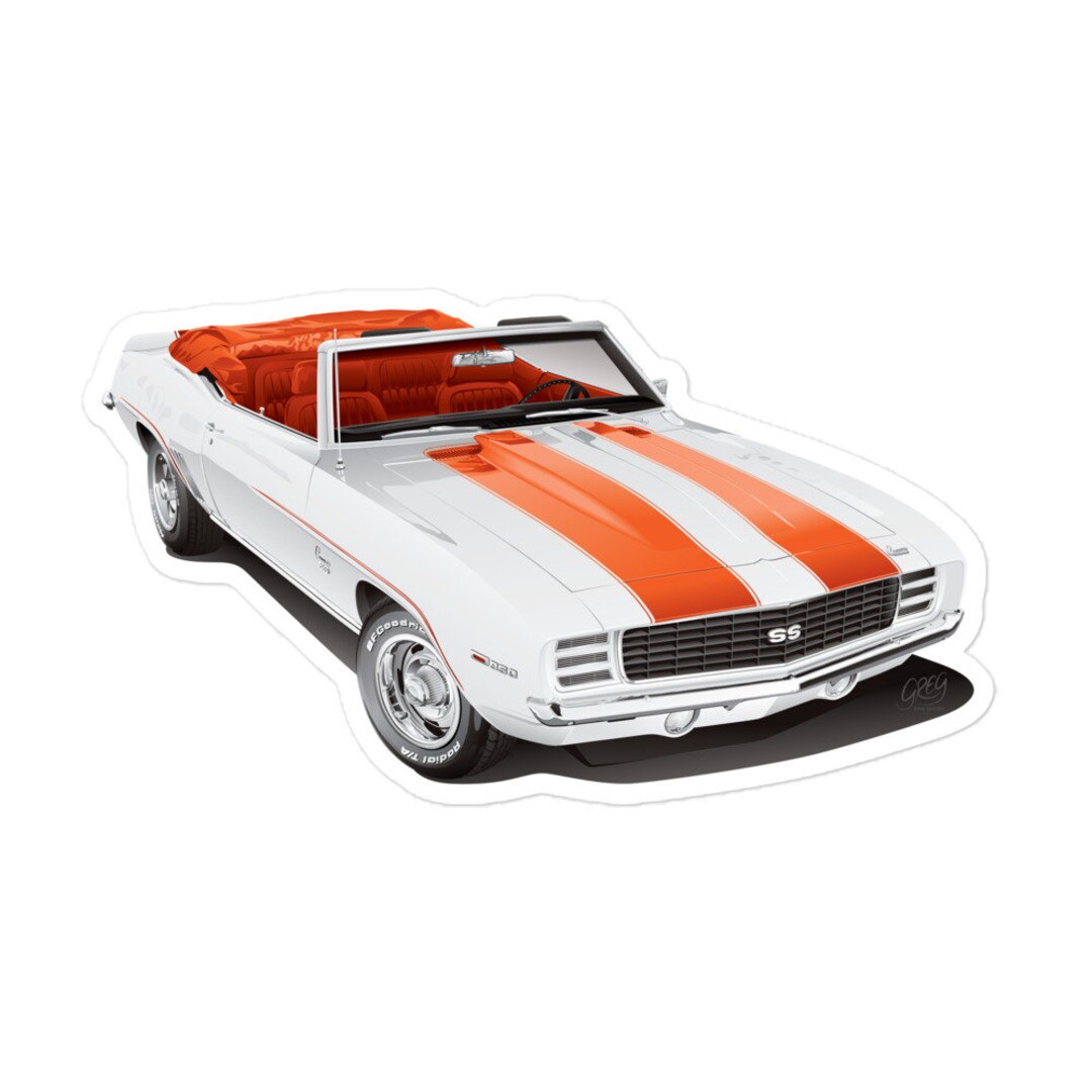 1969 Camaro Sticker 5.5 X 5.5 Camaro Pace Car - Etsy