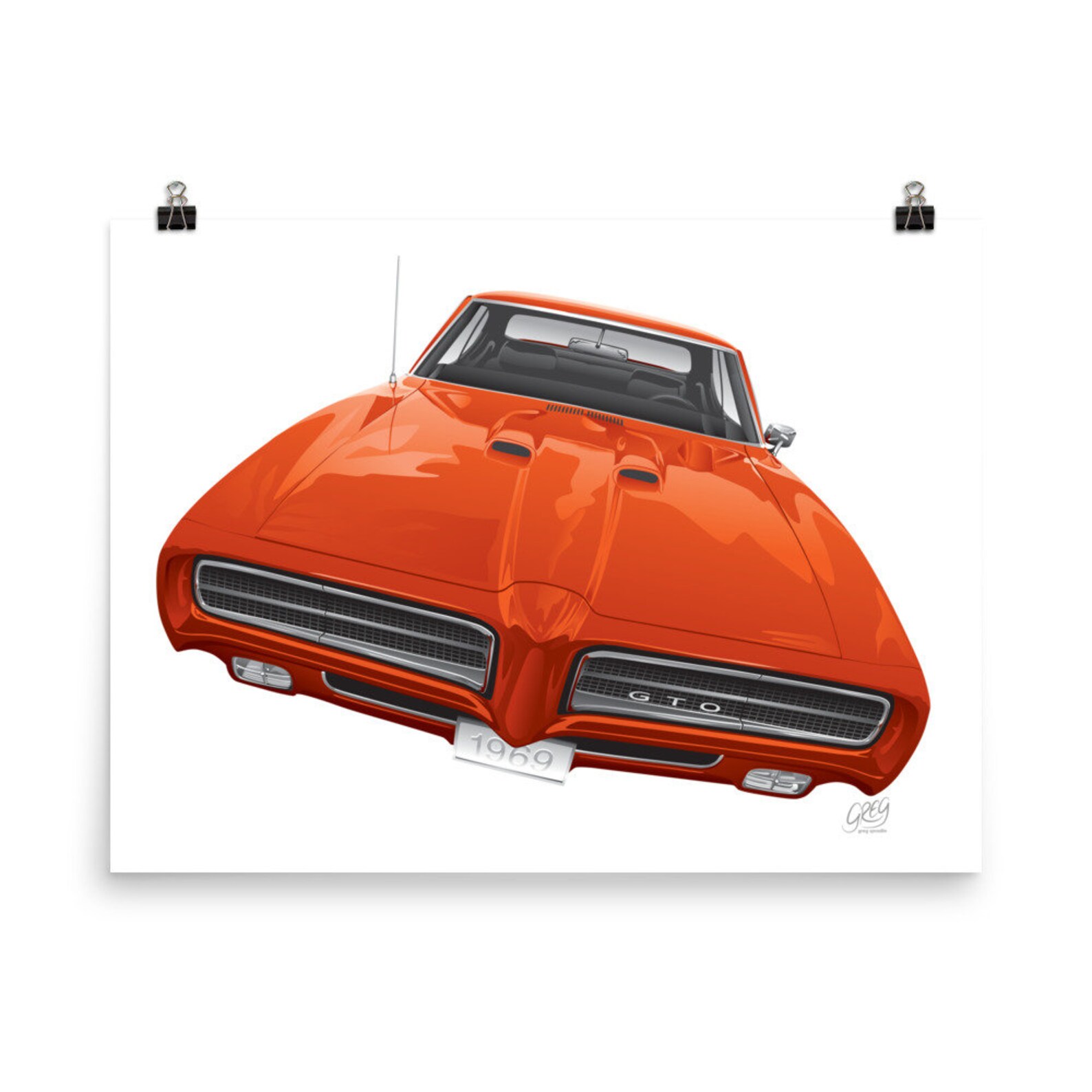 1969 GTO Judge Poster 18 X 24 Wall Art - Etsy