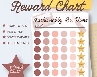 Work From Home Reward Chart | Focus Chart | Reward Chart for Teens ...