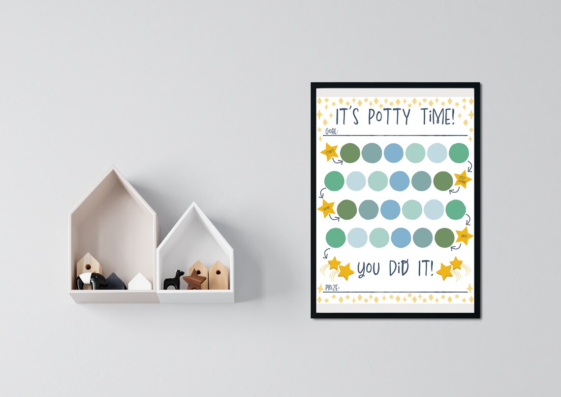 Potty Training Reward Chart Potty Chart Potty Reward Chart Reward Chart ...