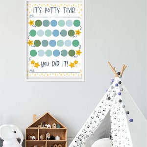 Potty Training Reward Chart | Potty Chart | Potty Reward Chart | Reward ...