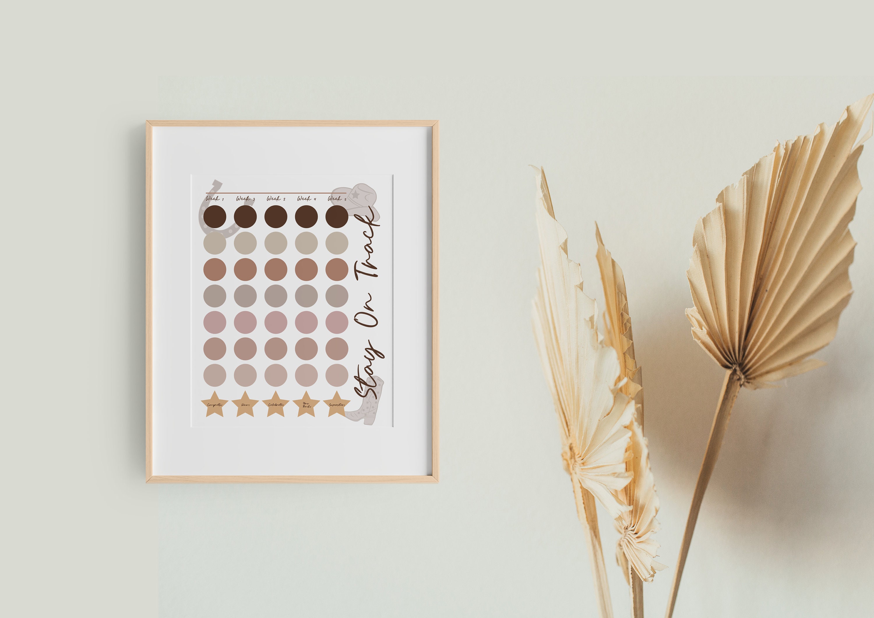 Boho Reward Chart Reward Chart for Teens Reward Chart for Adults Reward ...