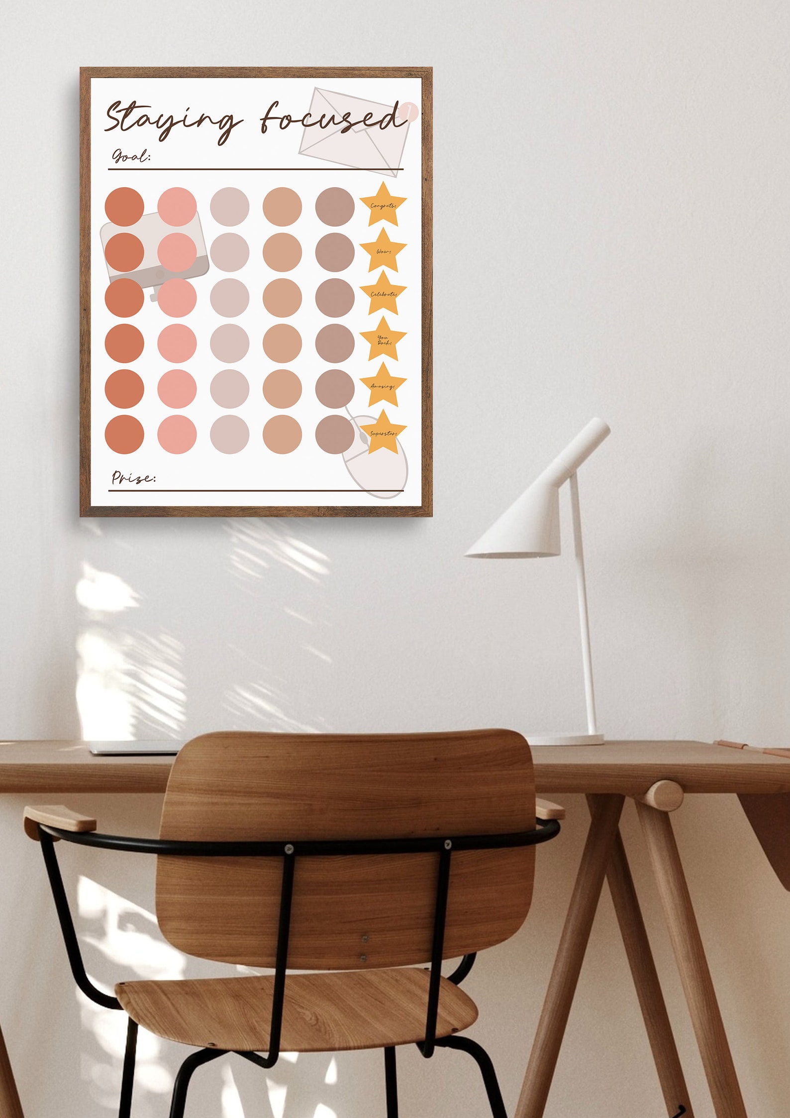 Work From Home Reward Chart | Focus Chart | Reward Chart for Teens ...