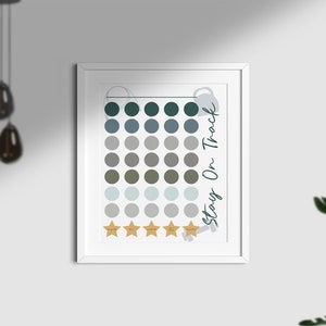 Gym Reward Chart | Weight Loss Reward Chart| Reward Chart for Adults ...