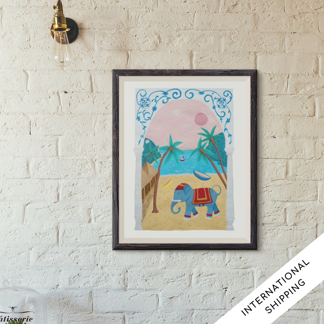 Goa India Poster, Coastal Indian Home Decor, Travel Print, Art Print ...