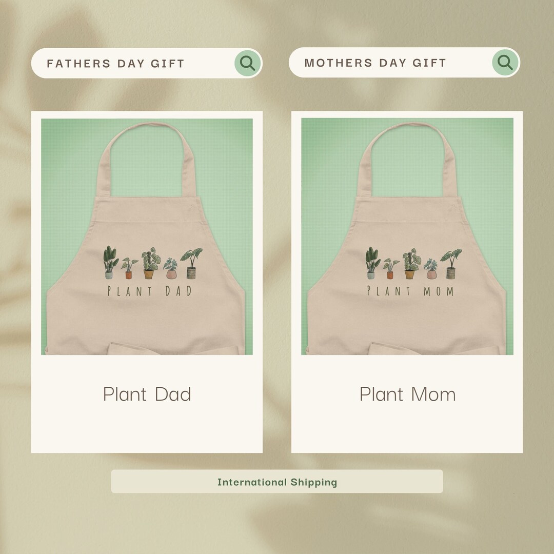 Plant Mom Dad Apron, Plant Dad Gift Men, Plant Mom Apron, Fathers ...