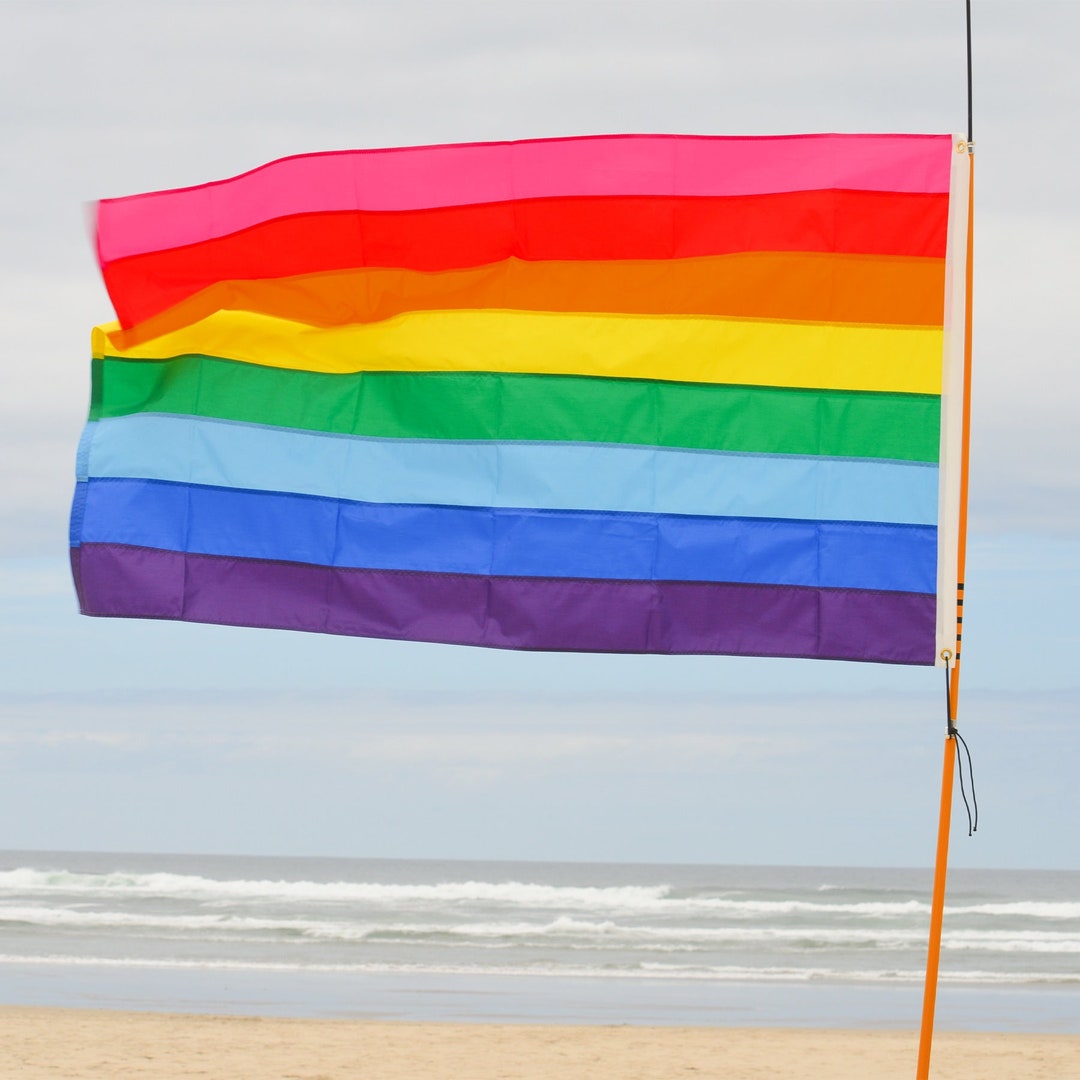 Historic Pride Grommet Flag With Sewn Stripes (3ft X 5ft) - Etsy