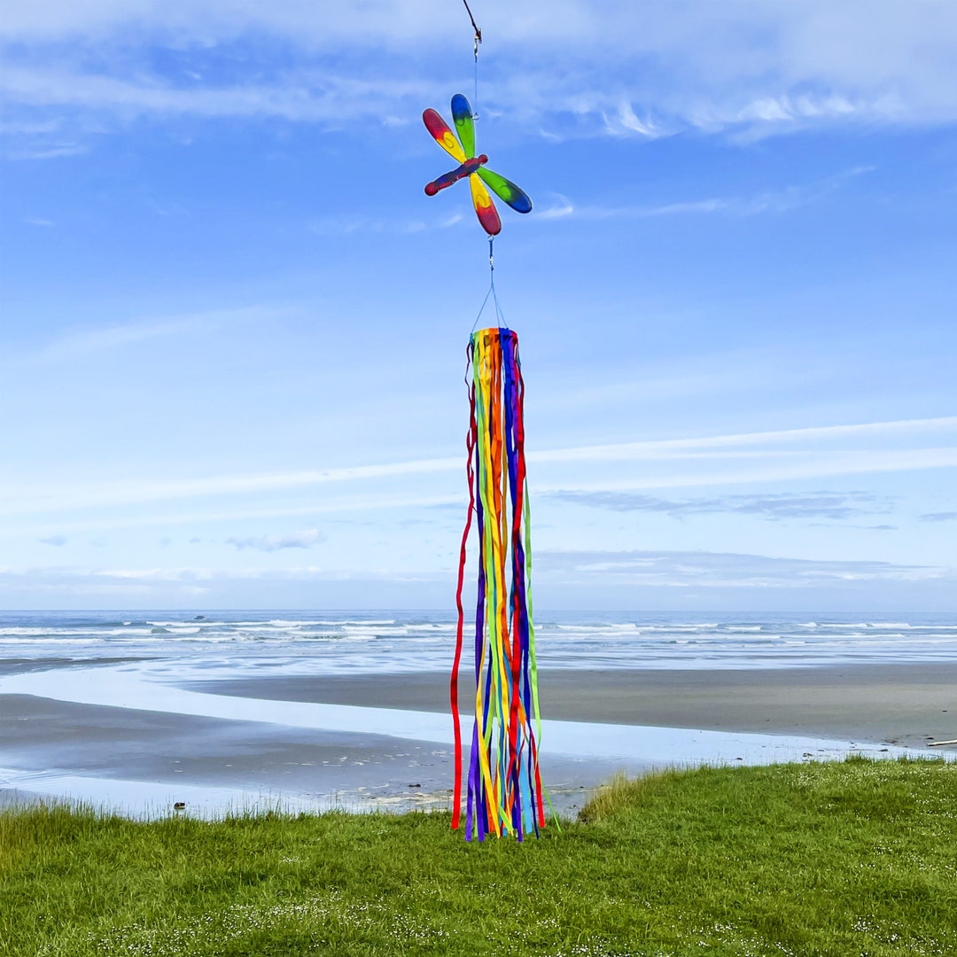 Dragonfly & Ribbon Windsock - Etsy