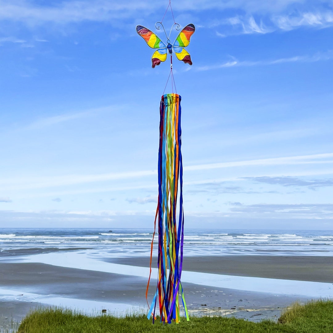 Butterfly & Ribbon Windsock - Etsy