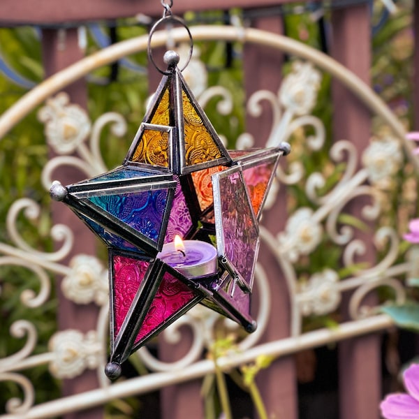 Glass Star Lantern - Etsy