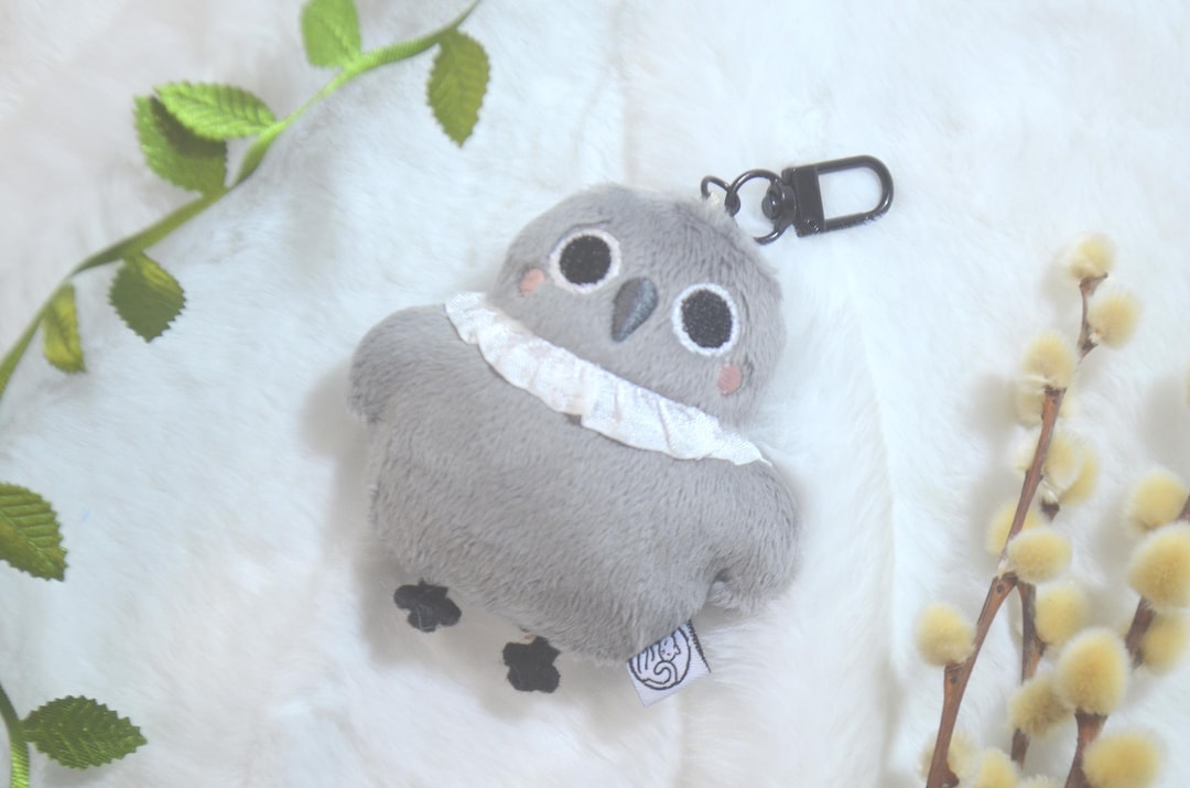 Love and Deepspace Sylus Grumpy Crow Plush Keychain [handmade] - Etsy