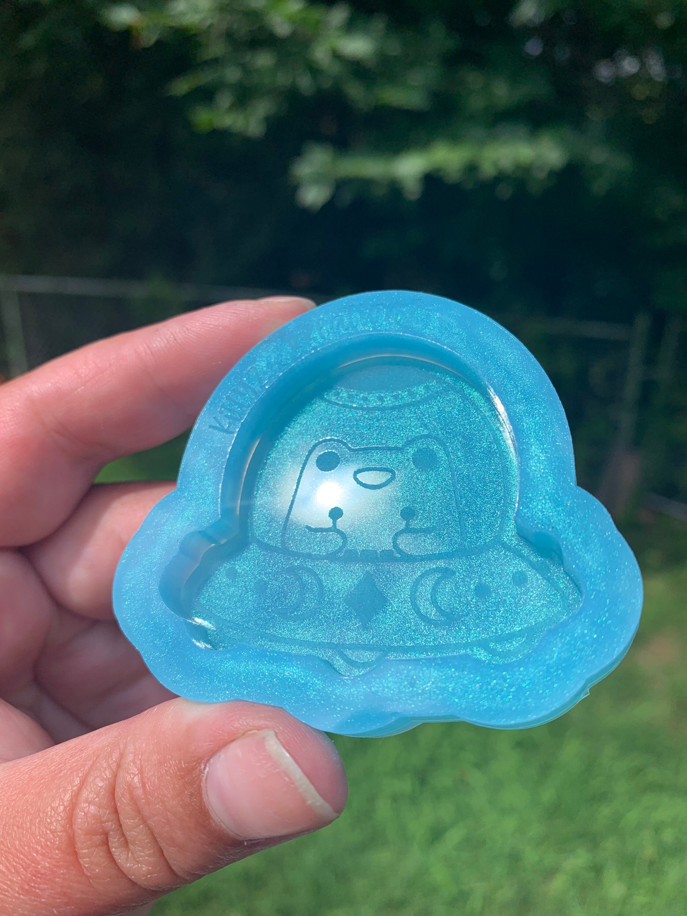 Ralph the Frog on a Space Ship Keychain Mold Silicone Mold - Etsy