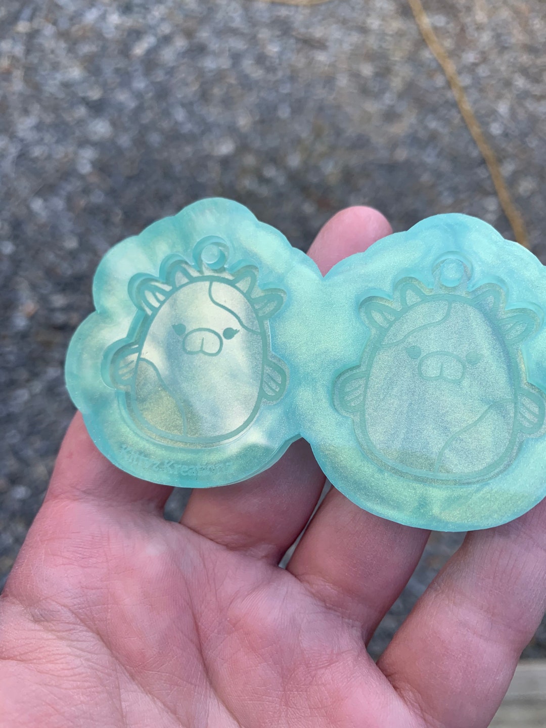 Squishy Seacow Earrings Silicone Mold Resin Mold Cute - Etsy