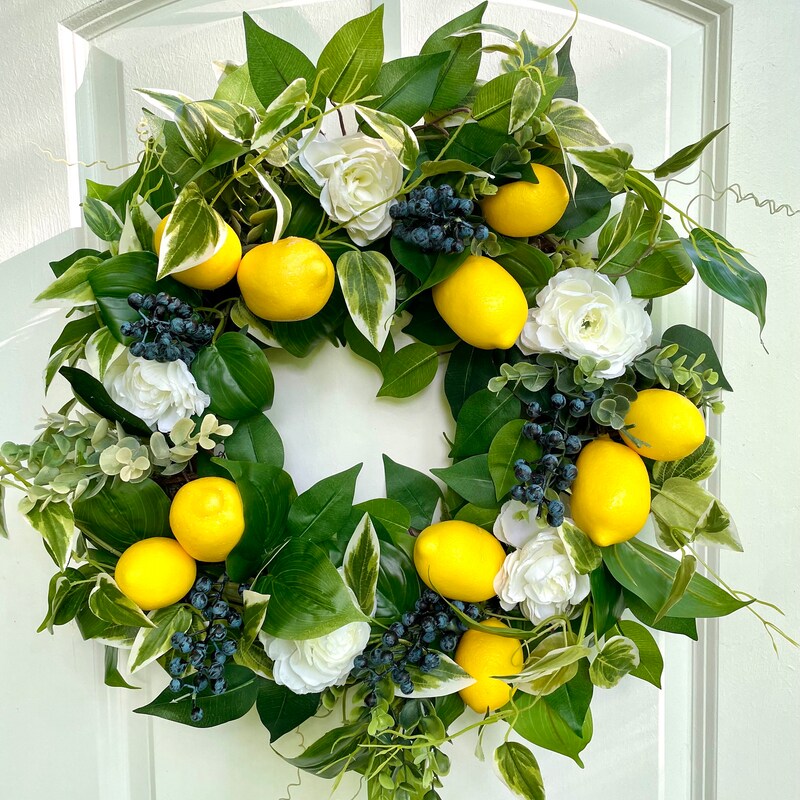 Lemon Wreath - Etsy