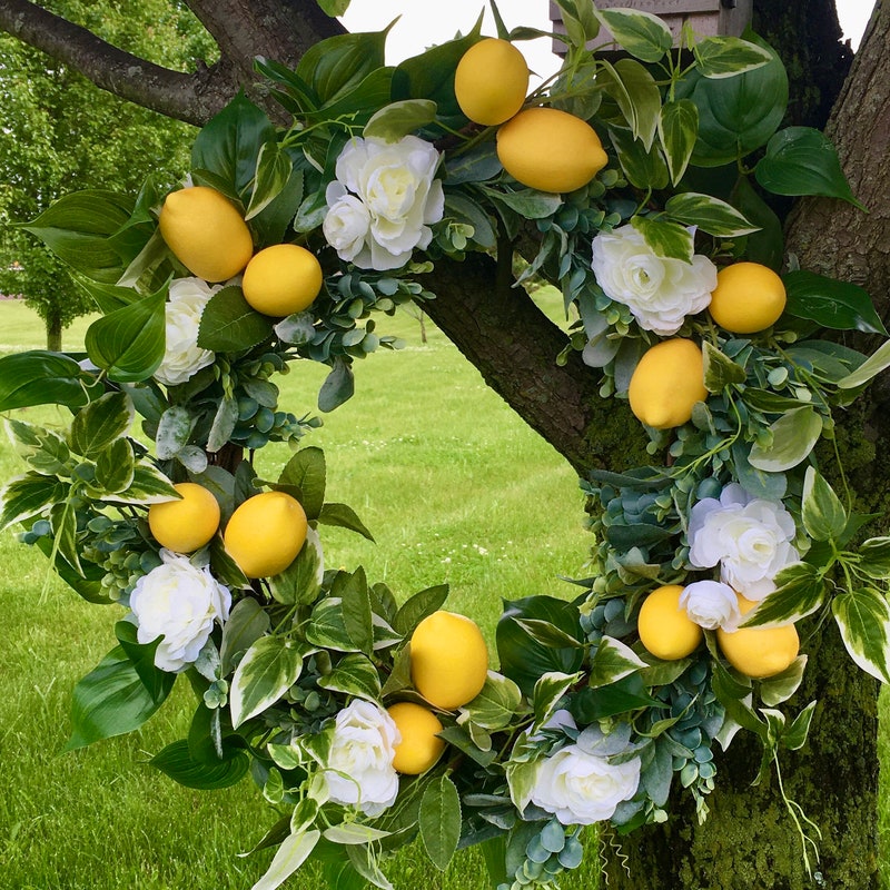 Lemon Wreath - Etsy