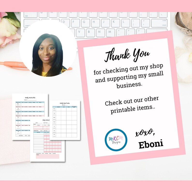 Printable Weekly Meal Tracker and Meal Planner - Etsy