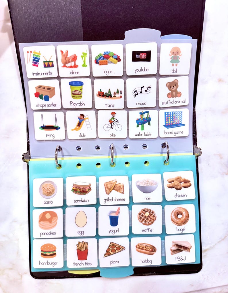 ALL NEW PECS Book - Visual Communication Book - Behavior Analysis ...