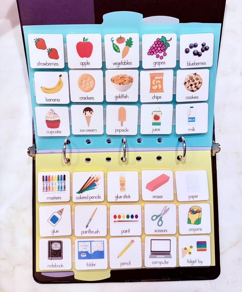 ALL NEW PECS Book - Visual Communication Book - Behavior Analysis ...