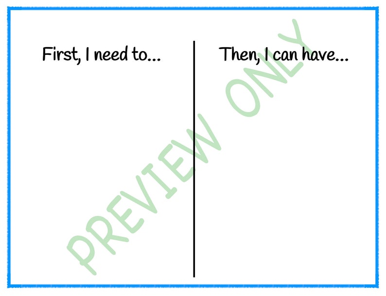 Visual Schedules (including First/then Boards) **MULTIPLE EDITABLE ...