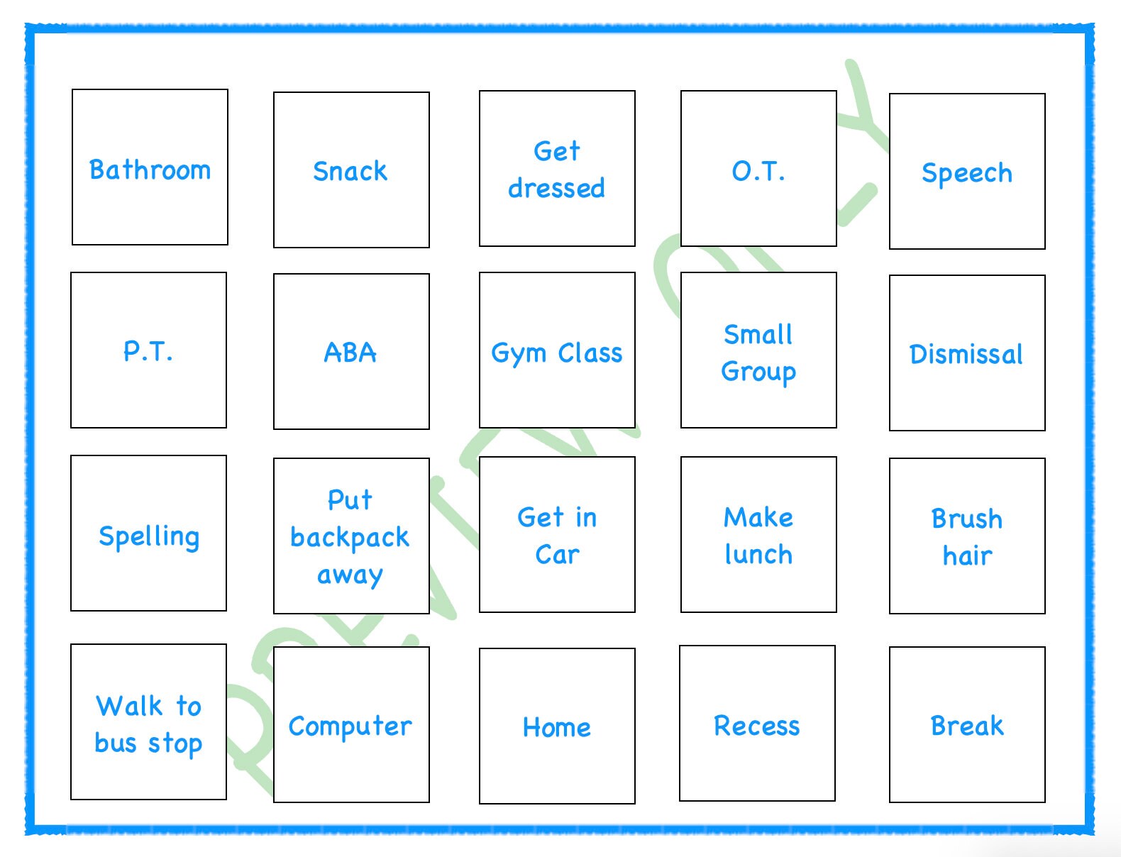 Visual Schedules (including First/then Boards) **MULTIPLE EDITABLE ...