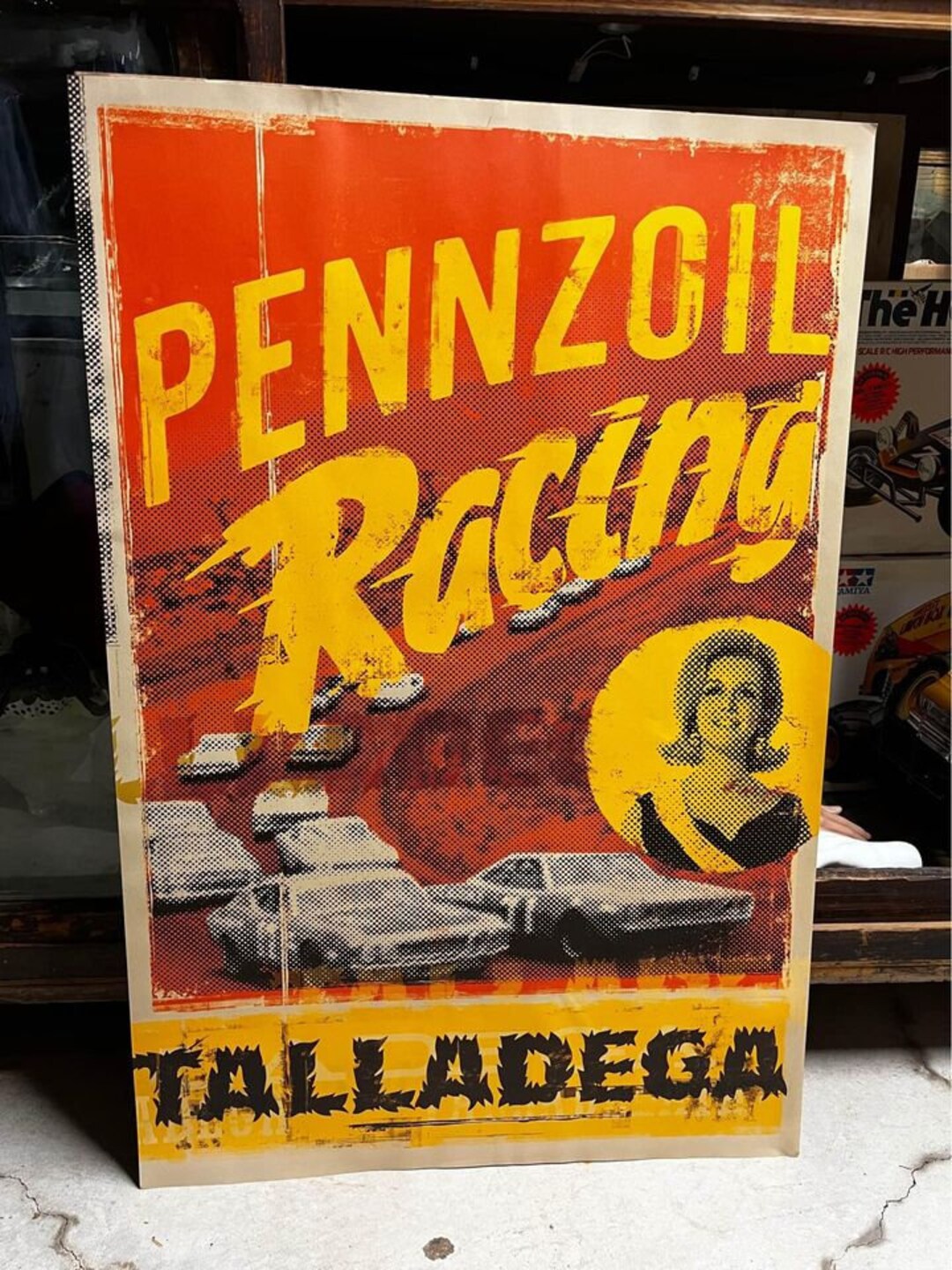 Pennzoil Talladega SEMA Racing Poster 24x36 - Etsy