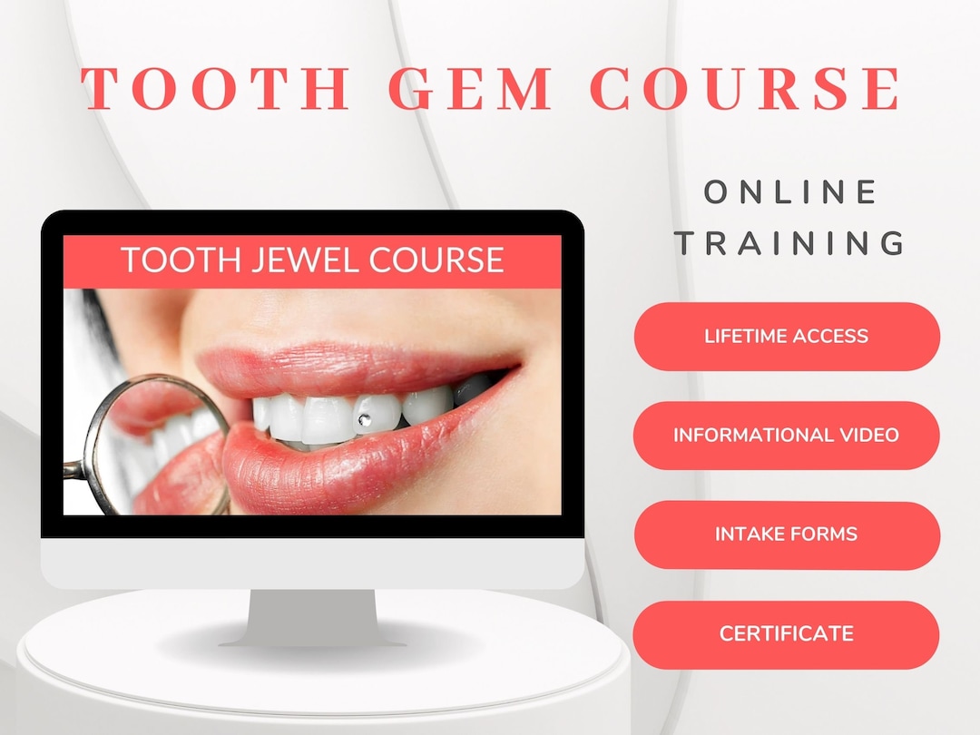 Accredited Tooth Gem Training Course Teeth Jewel Manual Beauty ...