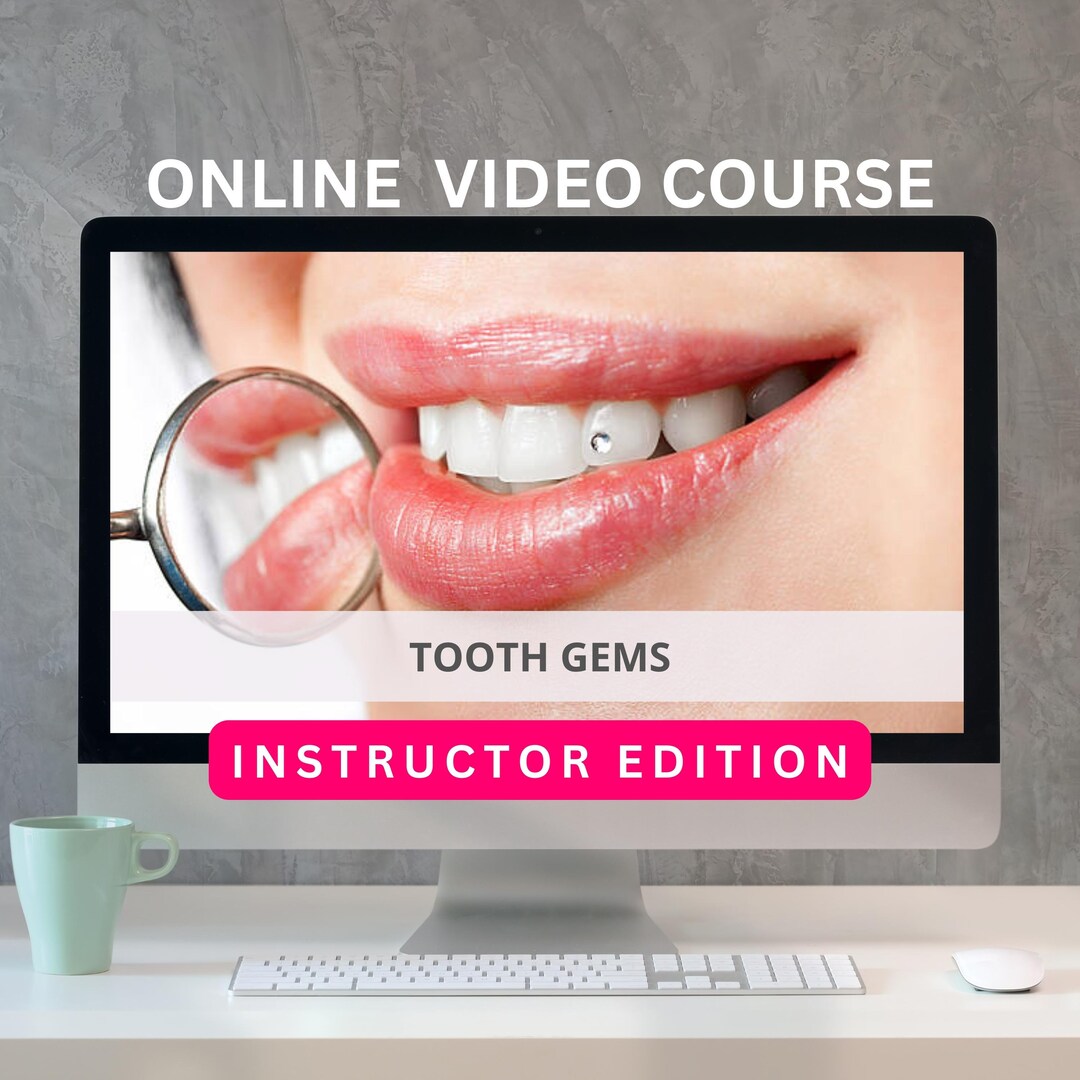 Instructor Tooth Gem Training Teeth Jewel Manual Beauty Treatment ...