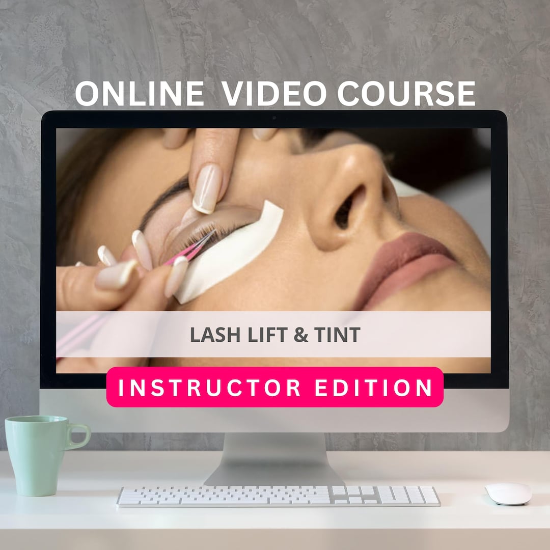 Instructor Lash Lift & Tint Training Course Lash Lamination Lash Perm Manual Beauty Accredited ...