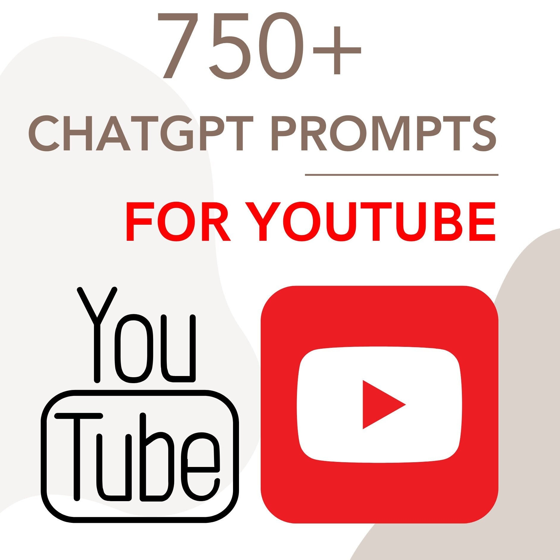 Chatgpt Prompts for Youtube Openai Chat GPT Prompts Over - Etsy