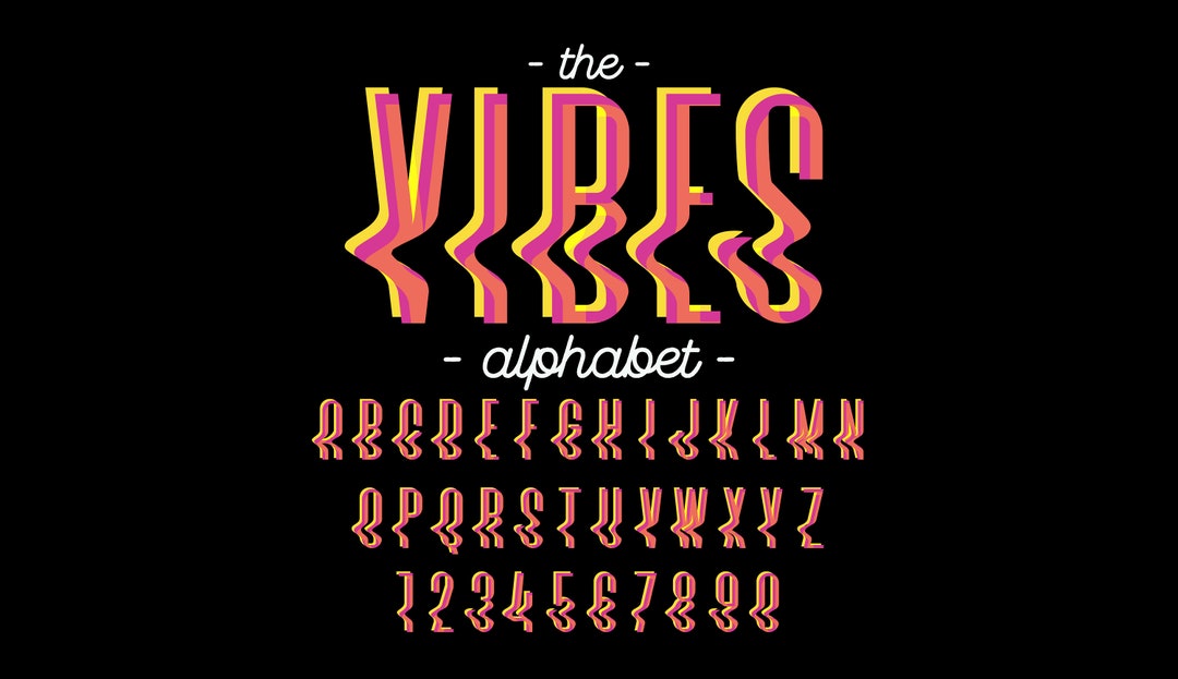 Vibes Font PNG, Font, Vibes, Cool Font, PNG - Etsy