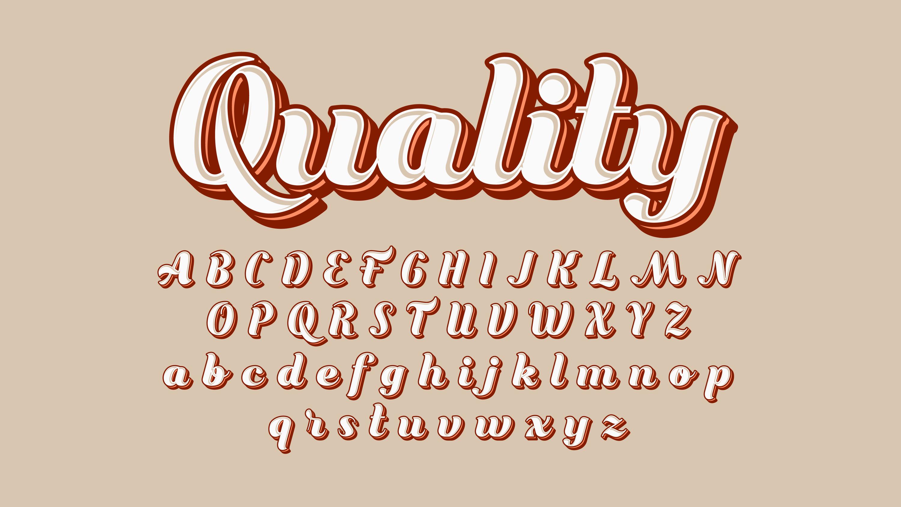 Quality Font, PNG, SVG, Fonts, Quality, Fonts - Etsy