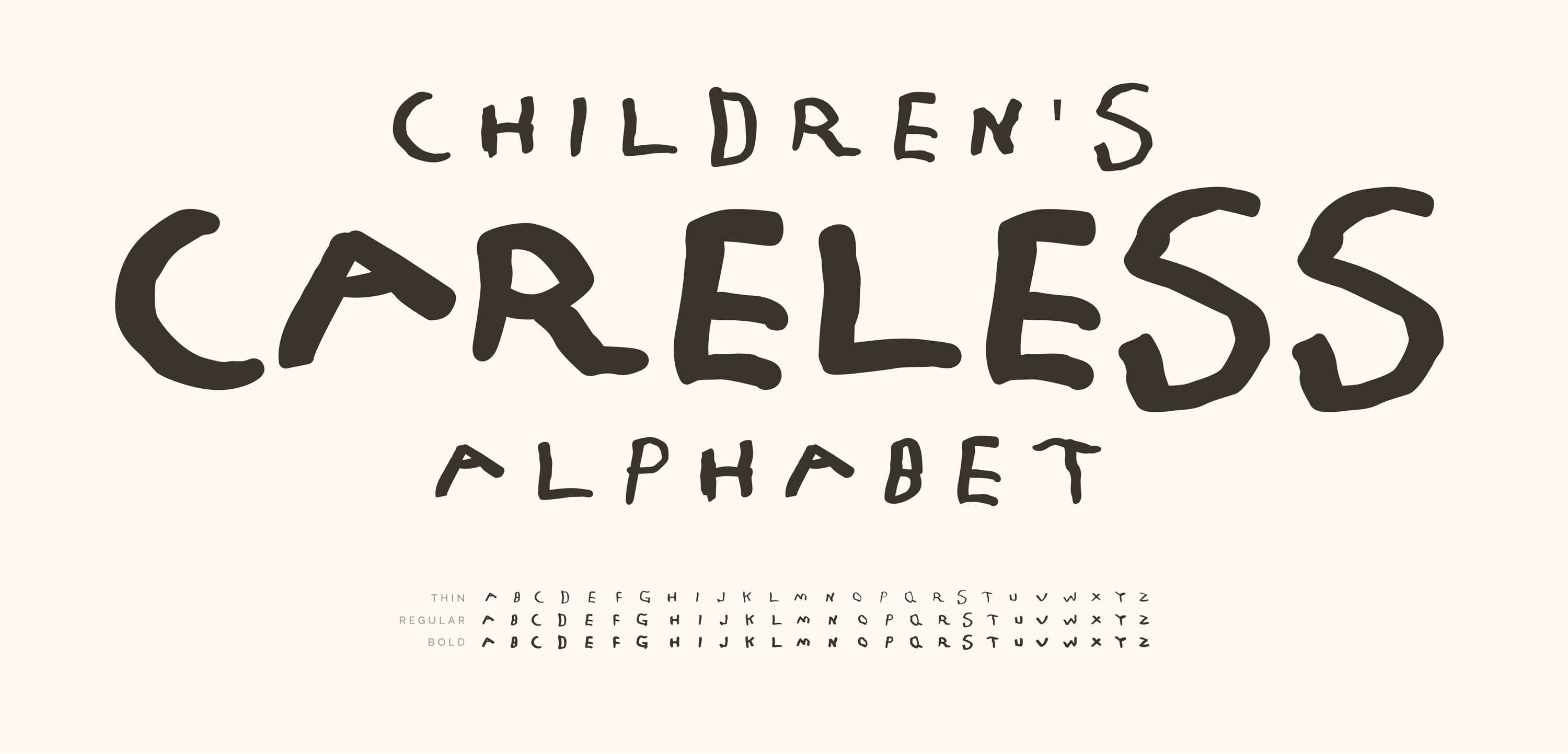 Careless Font, PNG, SVG, Children Font, Handwritten Font - Etsy