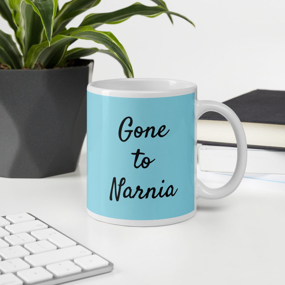 Gone to Narnia Lion Mug- Blue- Coffee Mug/tea Cup Gift - Etsy UK