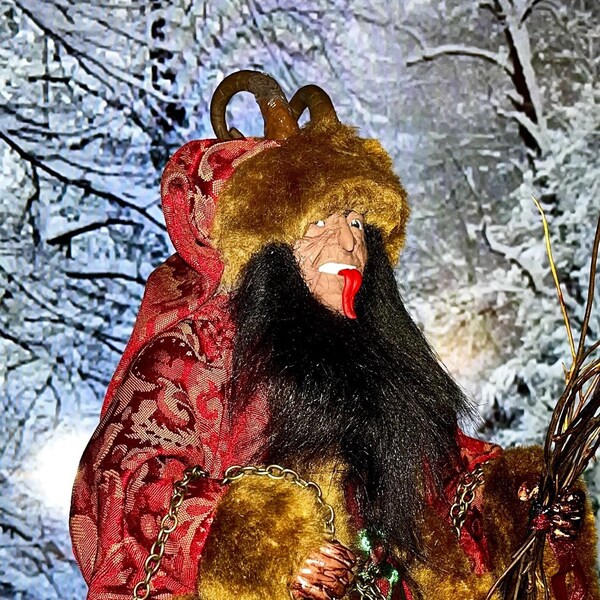 Krampus Figurine - Etsy