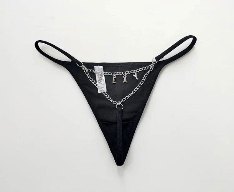 Personalised Thong Chain With Name, Custom Name Belly Chain ...