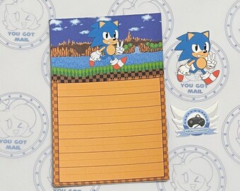 Sonic Notepad - Etsy