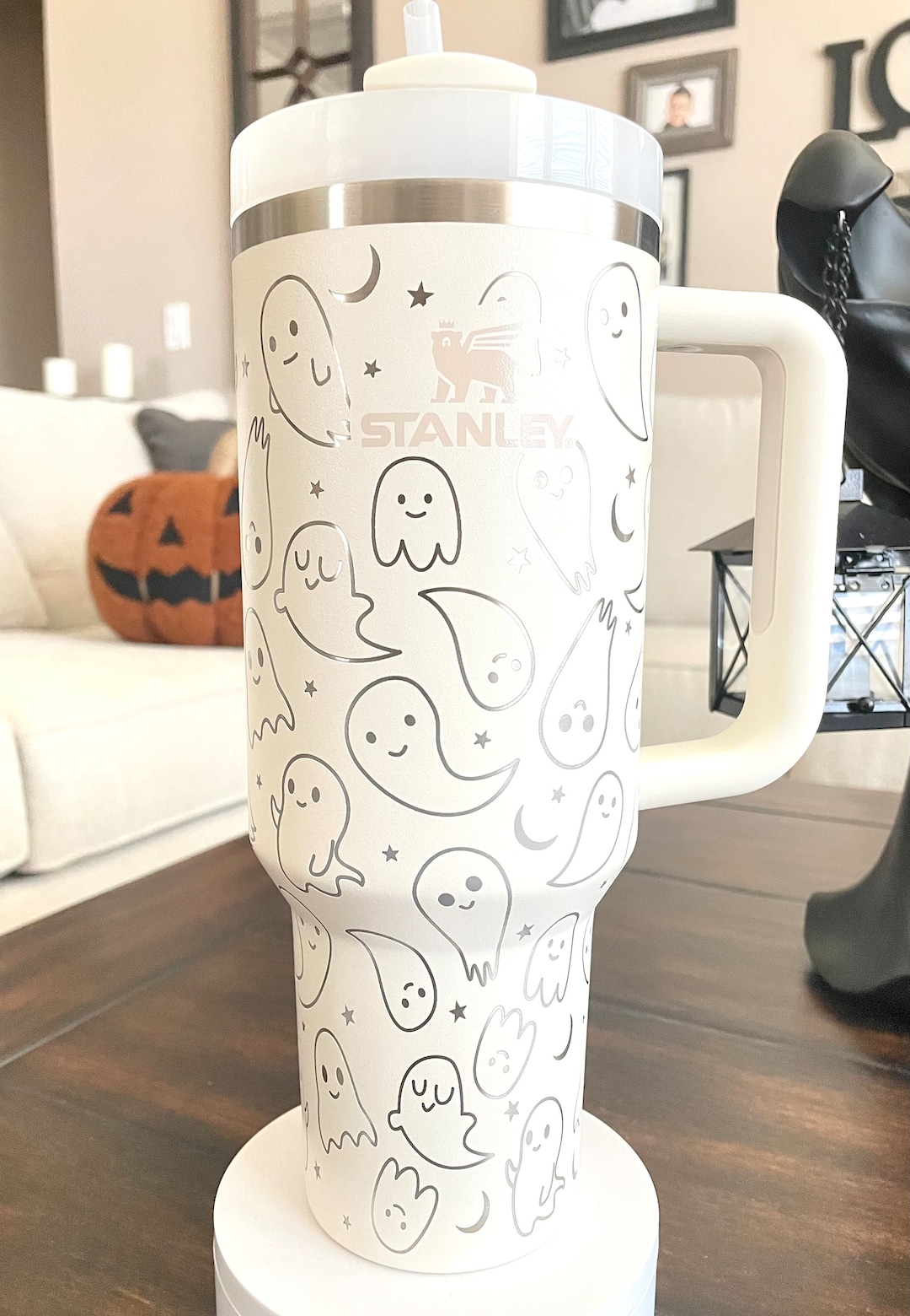 40oz Stanley Quencher | Ghost Stanley Tumbler | Halloween Stanley ...