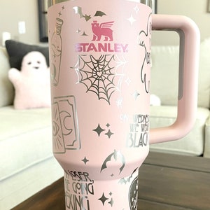 40oz Stanley Quencher Spell Book Engraved Stanley Halloween Stanley ...