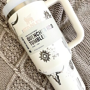 40oz Stanley Tumbler | Aztec Southwestern Stanley Tumbler | Engraved ...