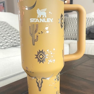 40oz Stanley Tumbler | Aztec Southwestern Stanley Tumbler | Engraved ...