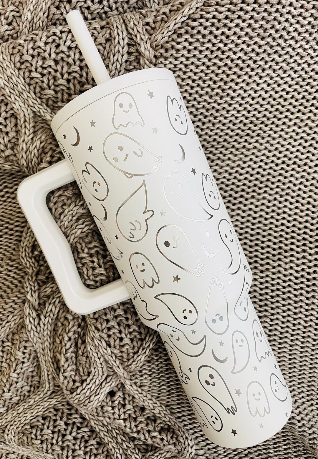 40oz Engraved Simple Modern Trek Tumbler | Ghost Tumbler | Halloween ...